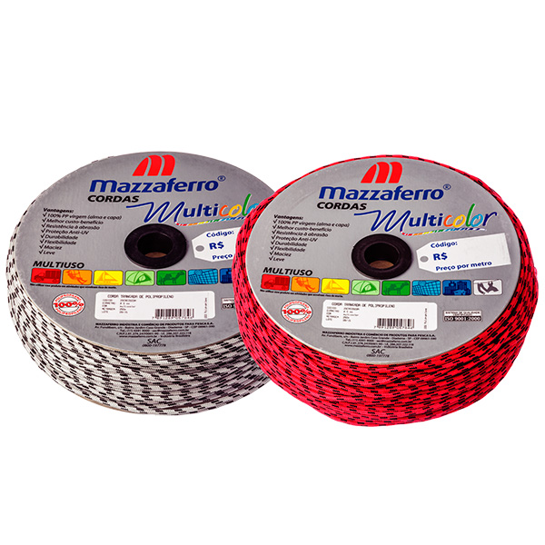 Corda Trançada Polipropileno Multicolor Grilon