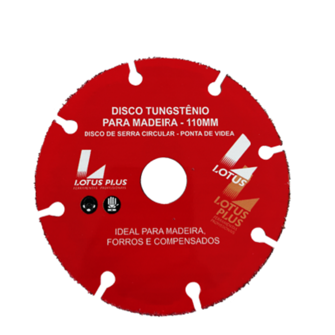 Disco para Madeira Tungstênio 110mm Lotus