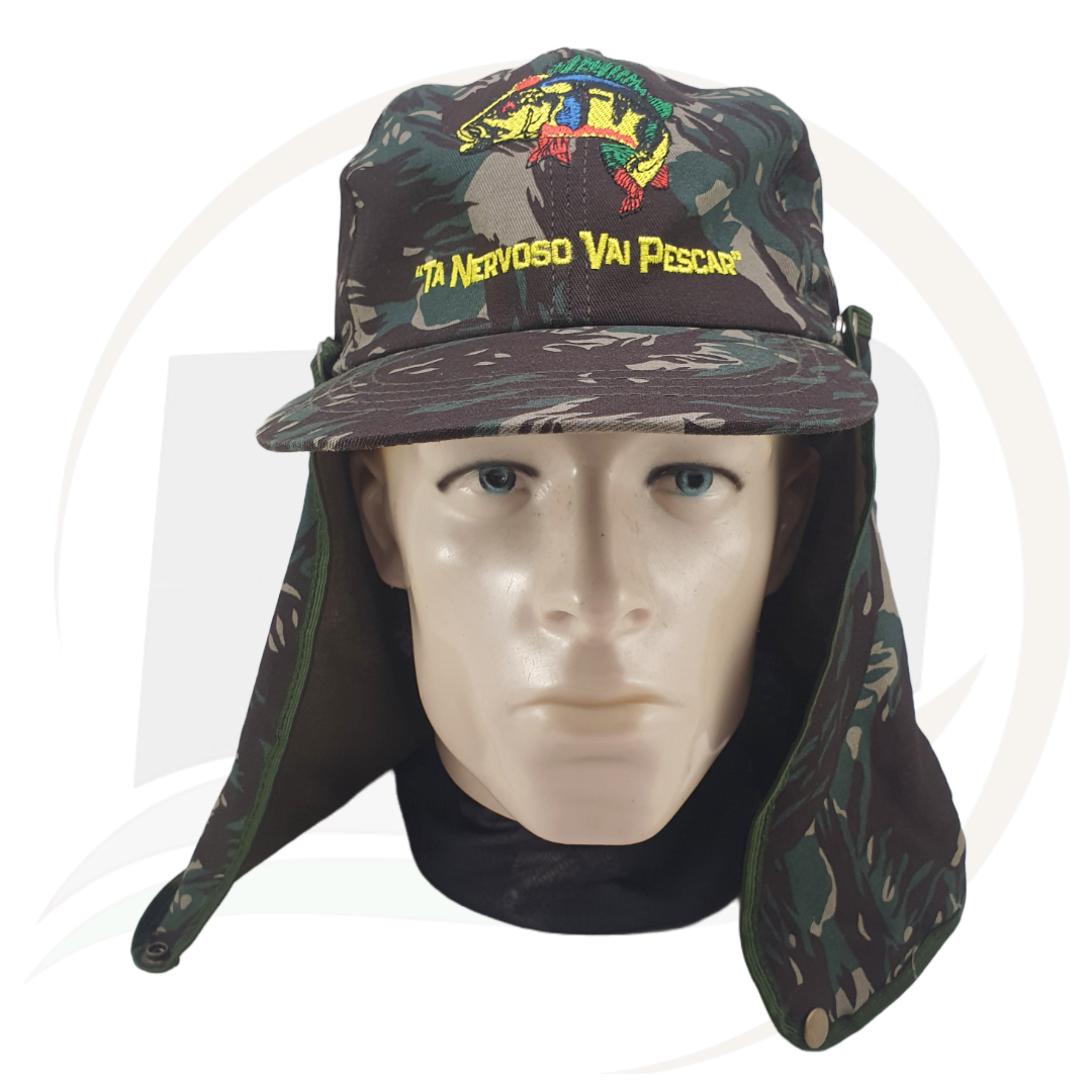 Boné Al Capone com Proteção e Bordado Fishtex