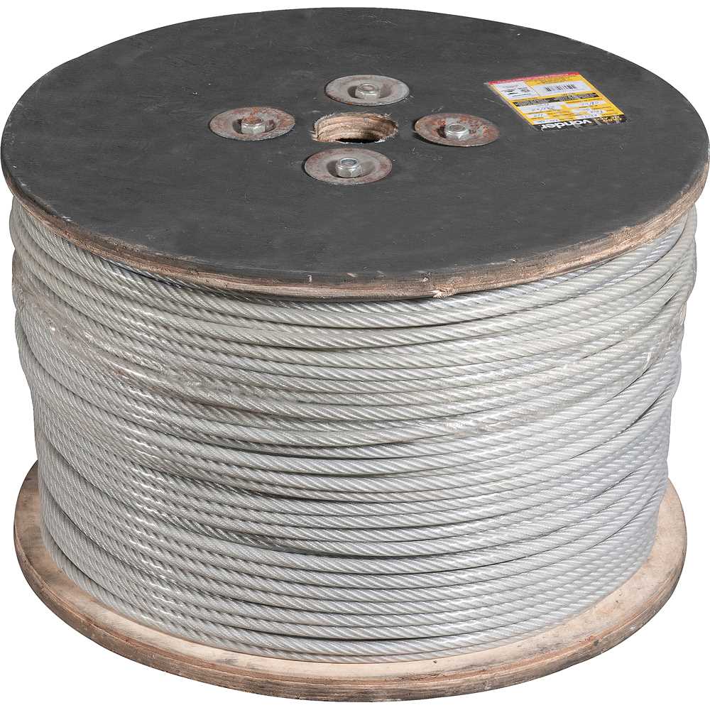 Cabo de Aço Galvanizado 1/4" com PVC 6x19 AF