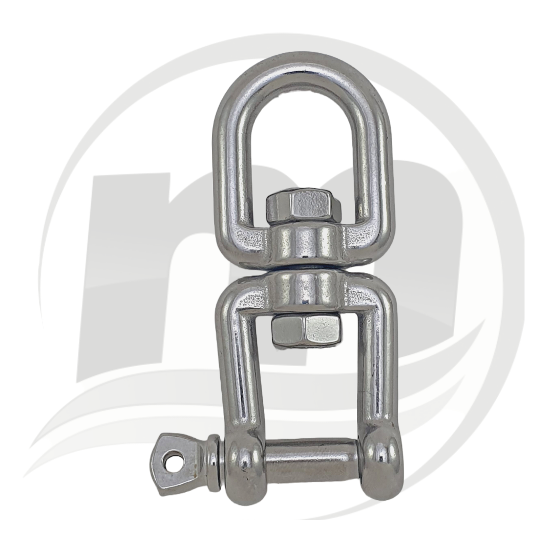 Manilha Reta Inox com Destorcedor